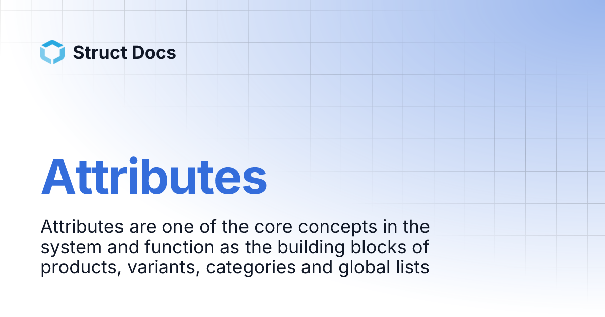 Attributes | Struct Docs